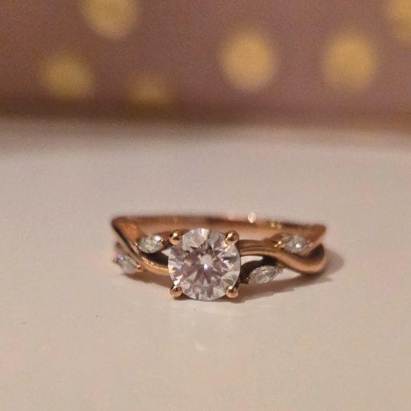 Jewelry | Rose Gold Twist Engagement Ring | Poshmark
